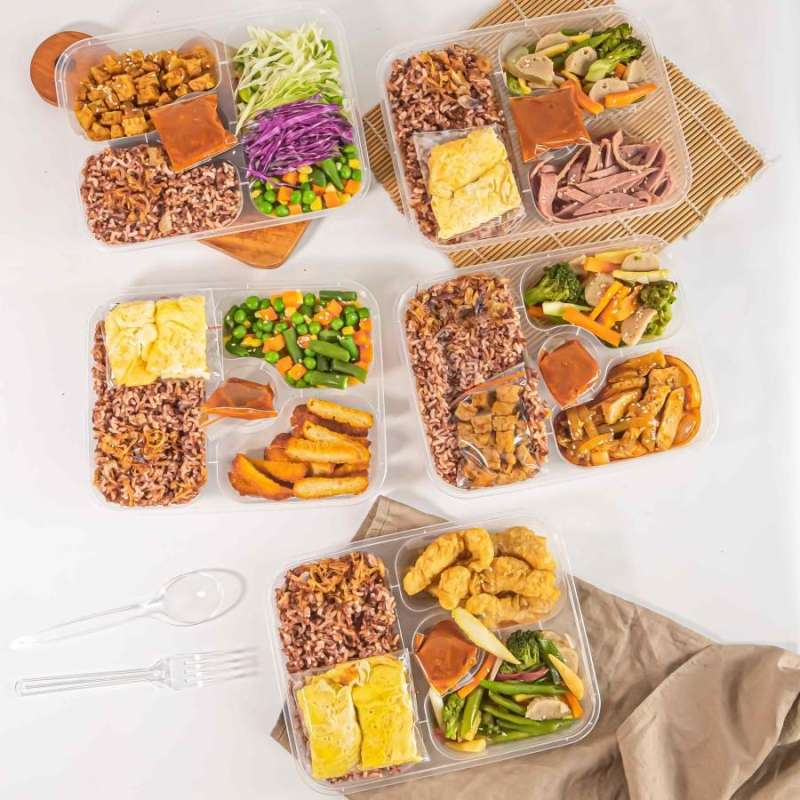 Jual Nasi Box Healthy Box Catering Diet Box Chicken Banyak Rasa Box ...