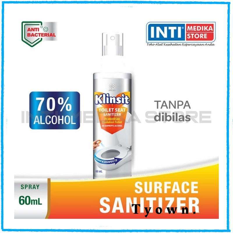 Jual Perlengkapan medis KLINSIT - Surface Sanitizer Spray Disinfektan ...
