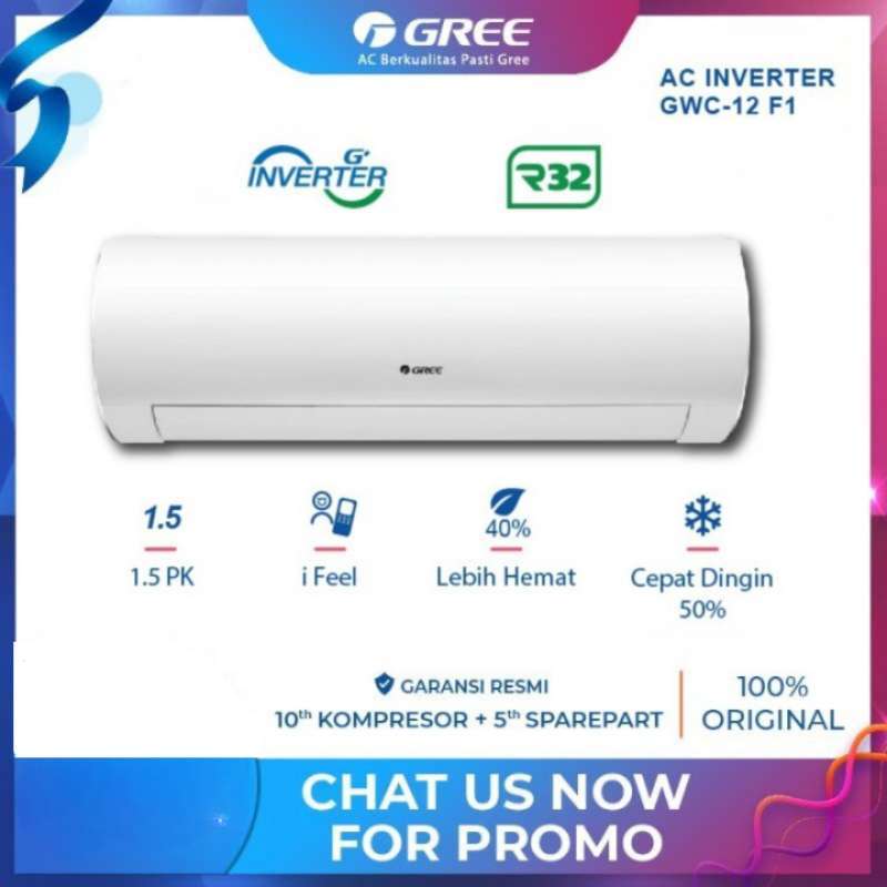 Jual GREE AC 2 PK GWC 12F1 INVERTER NEW MODEL di Seller Jakarta ...