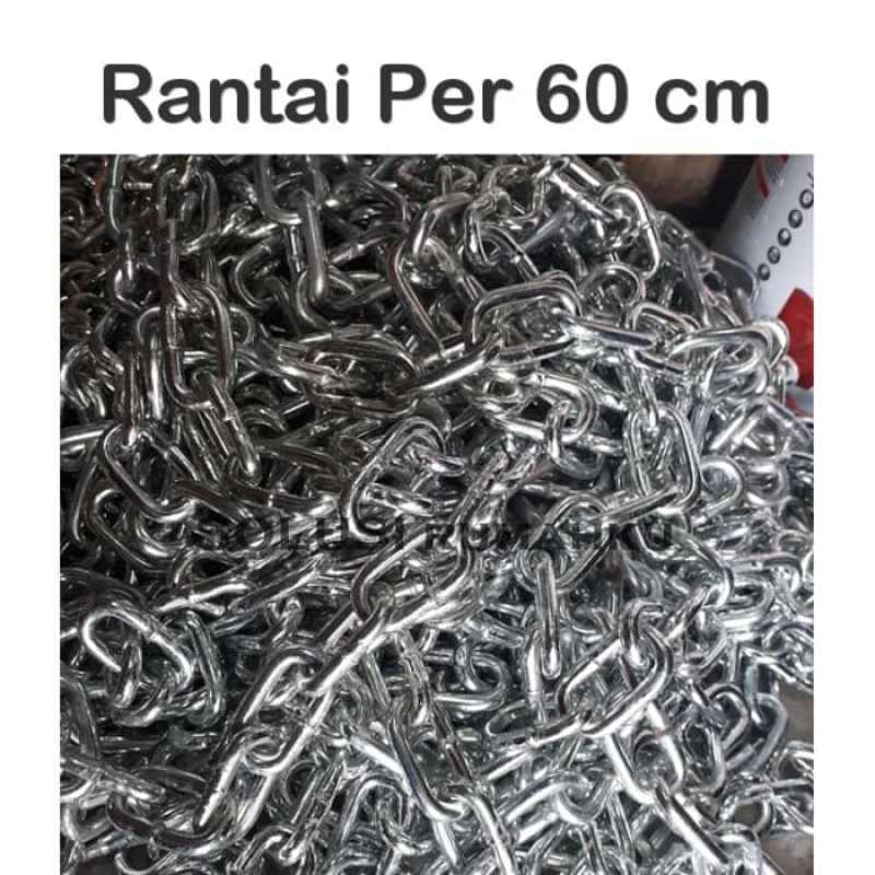 Promo Premium PER 60 CM #4 RANTAI BESI BESAR 516 8 MM RANTAI KAPAL ...