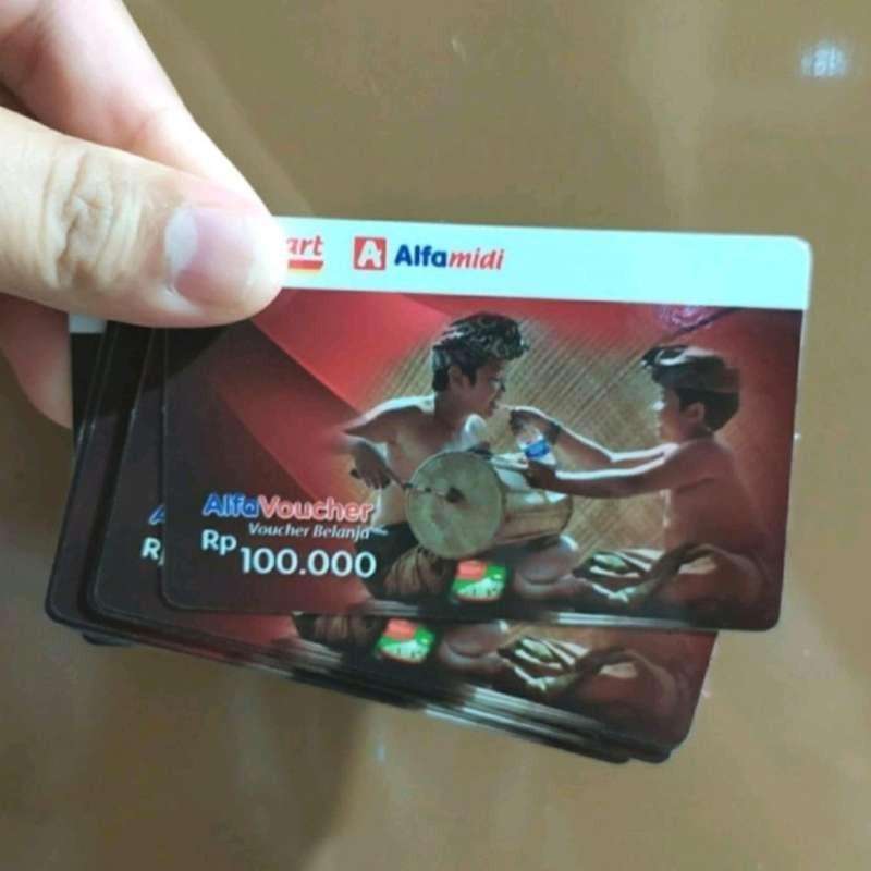 Jual Gift Voucher Belanja Alfamart Alfamidi Lawson 100ribu di Seller ...