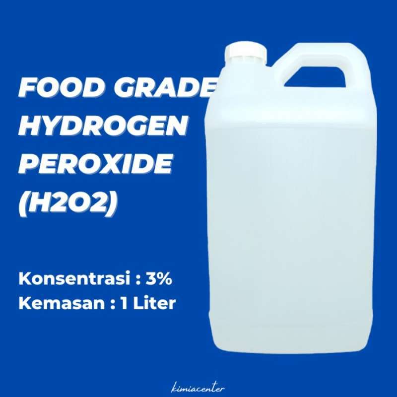 Promo H2O2 Food Grade 5 L / Hydrogen Peroxide FG 5 Liter Diskon 41% di ...