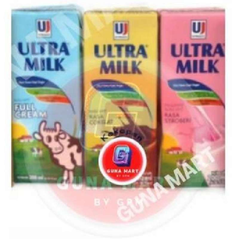 Jual SUSU ULTRA UHT KEMASAN 200 ML SATUAN BERBAGAI MACAM VARIAN RASA ...