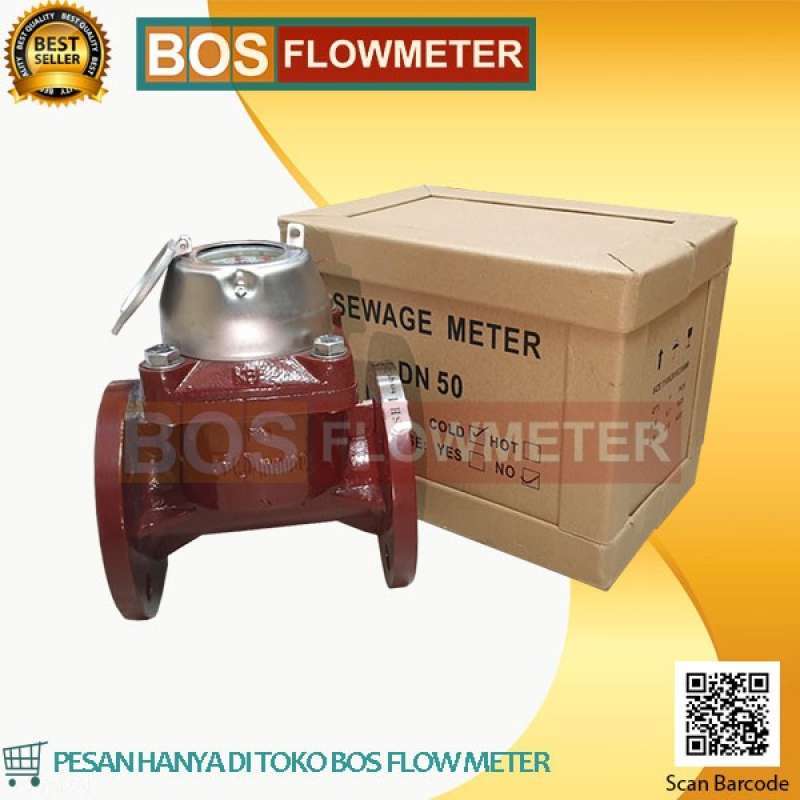 Jual Flow Meter Air Limbah SHM 2 Inch Water Meter 2 Inch Meteran Air 2 ...