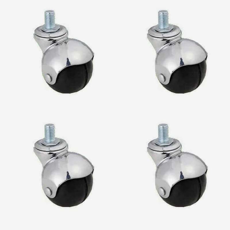 Jual Roda Kursi Kantor Ball Bulat / Bulat 2 Inch Putar Plat di Seller ...