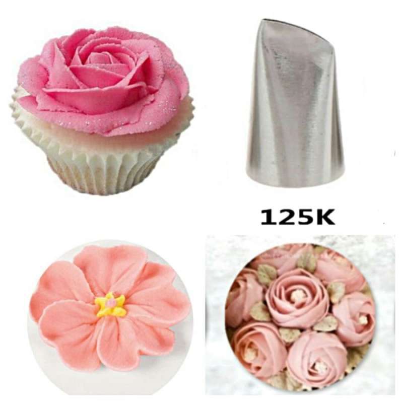 Promo spuit mawar no 125K piping tip rose noozle petal spuit mirip ...