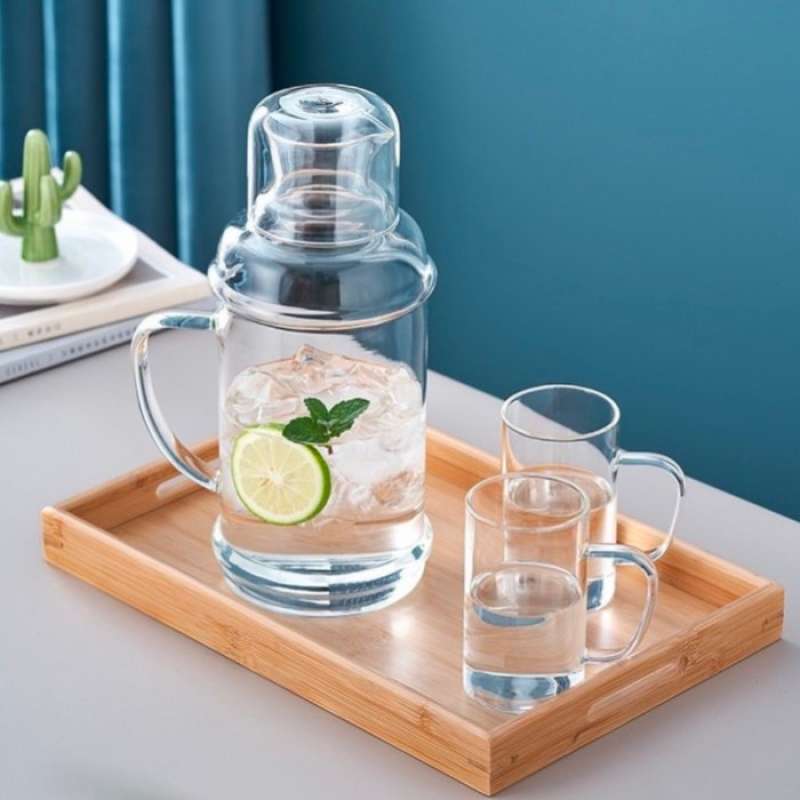 Promo Teko pitcher glass set tahan panas Teko Kaca Mewah/Teko Kaca ...