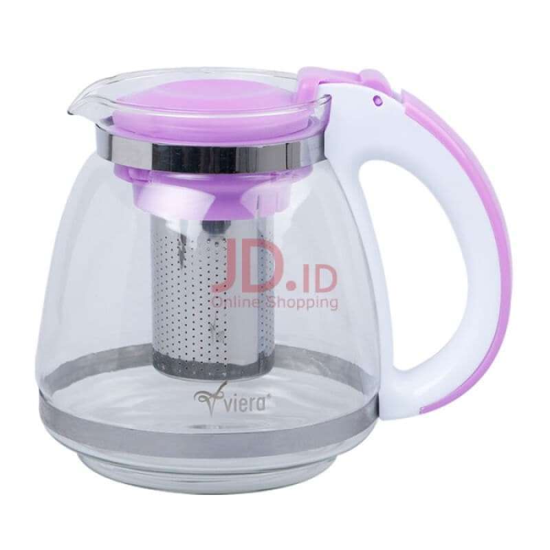 Jual teko kaca teh atau kopi vierra 1500ml di Seller Odettee Shop ...