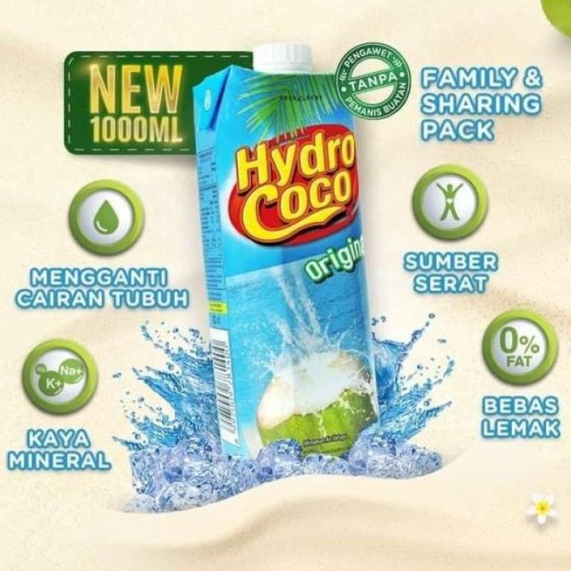 Jual HYDRO COCO MINUMAN AIR KELAPA ORIGINAL 1000ML di Seller Double Fortune - Neglasari, Kota ...