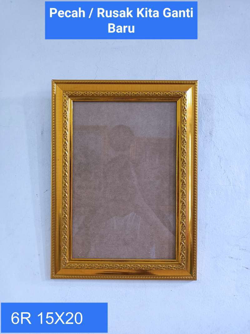 Jual Bingkai Foto Minimalis Dan Motif Varian Produk Ukuran - Emas Di ...