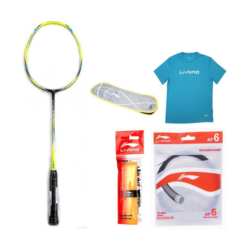 Jual Li-Ning Turbo X80 II Badminton Racket [AYPM096-4] + Free 1 Zipper ...