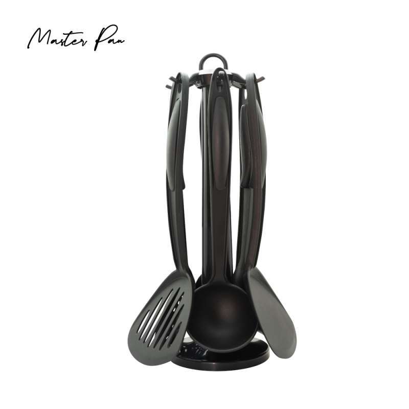Promo Spatula Silikon Set Master Pan With Holder 7 Pcs Diskon 40% Di ...