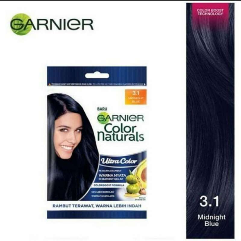 Jual Garnier hair color naturals ultra color 3.1 midnight blue di ...