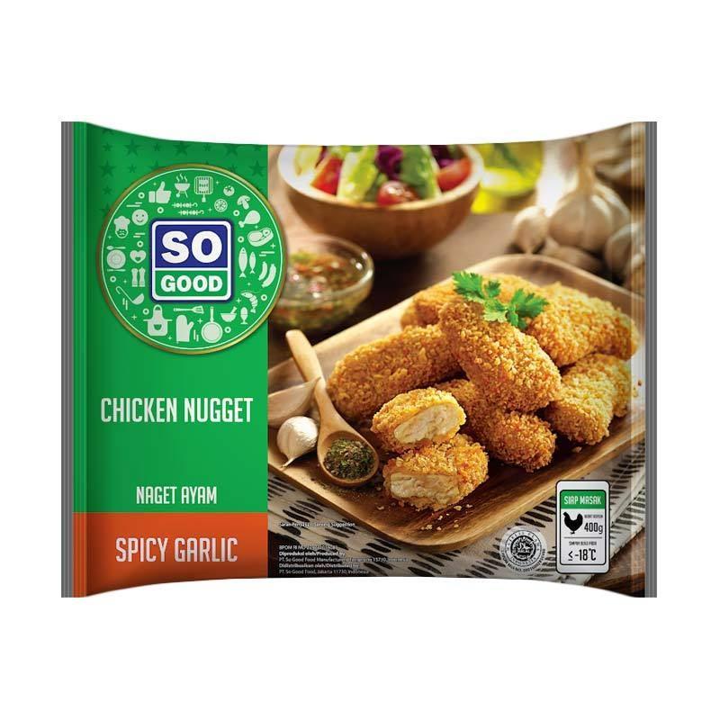 Jual So Good Chicken Nugget Spicy Garlic [400 g] di Seller Bliblimart ...