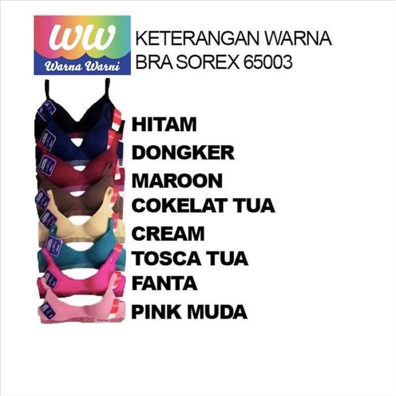 Jual Bra Tanpa Kawat - Ukuran 38 - Sorex 65003 - Busa Sedang - Bh Sport ...