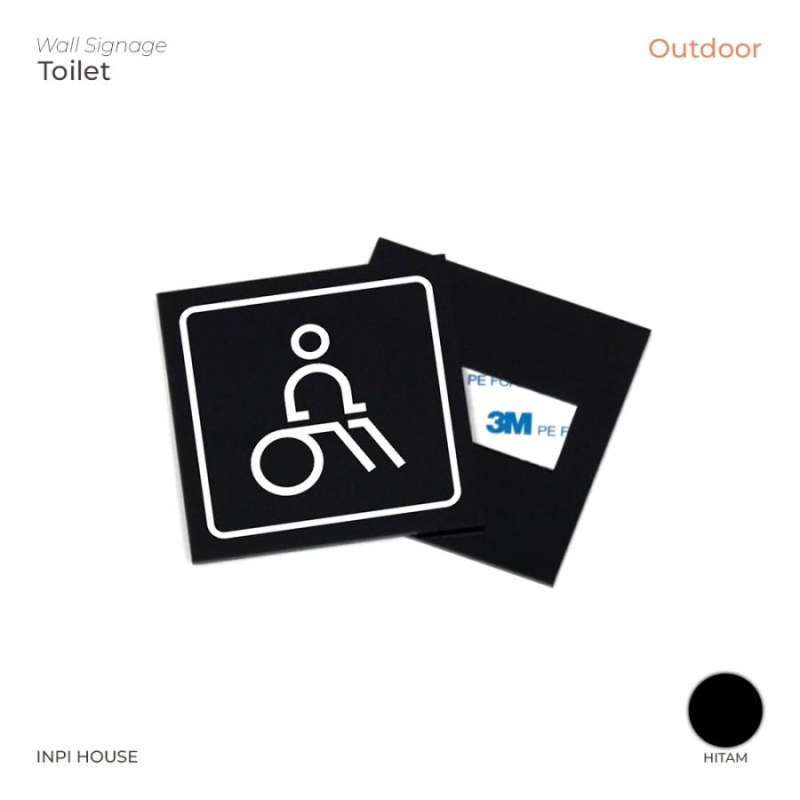 Jual Logo Jalur Difabel - Difable Toilet Sign - Khusus Difabel - Sign ...