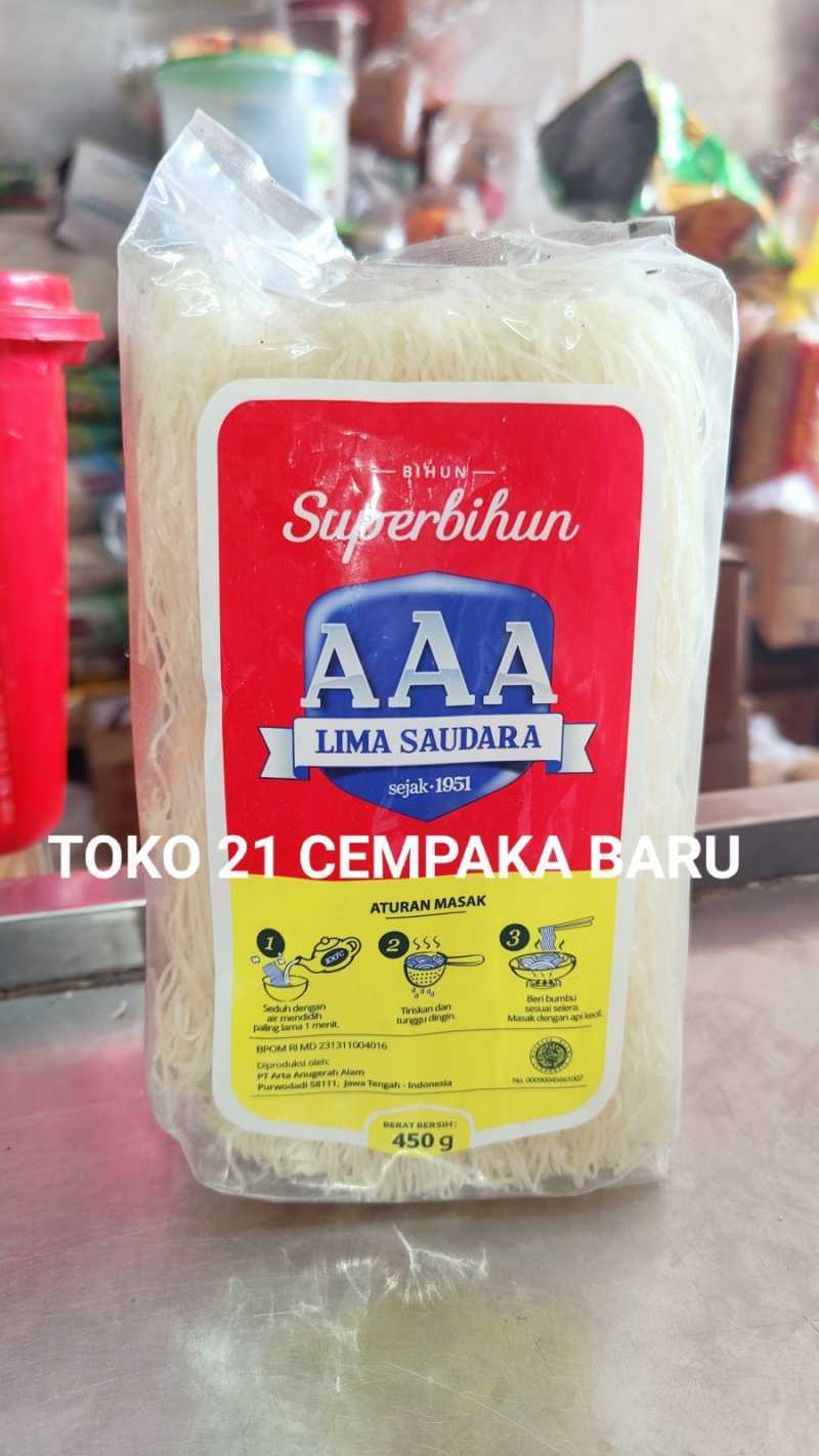 Jual Super Bihun Aaa Lima Saudara Termurah - Harga Grosir Terupdate ...