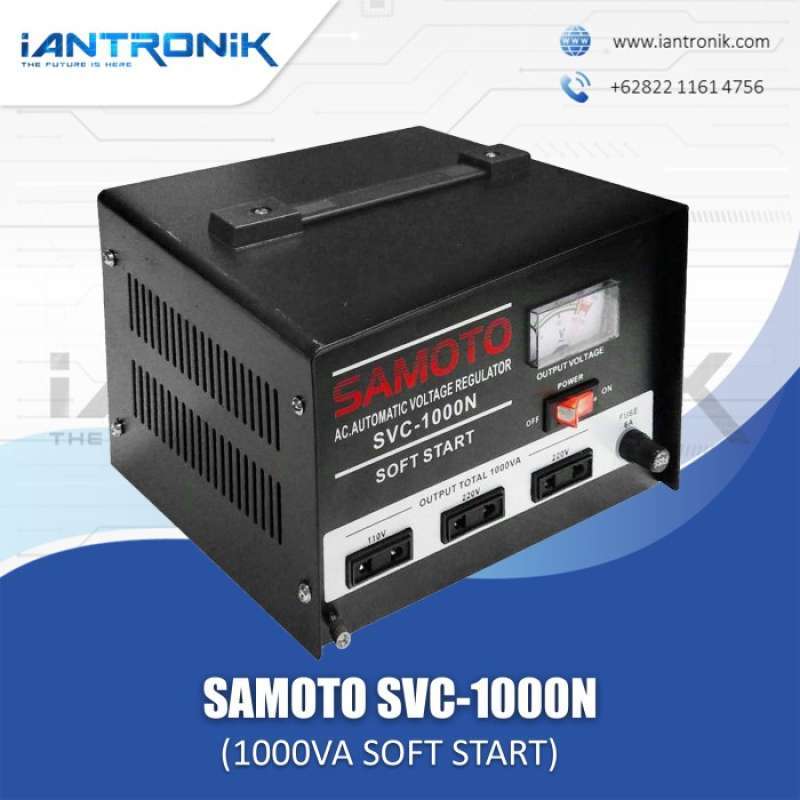 Promo Stabilizer 1000n / 1000va Samoto Stavol Listrik Servo Motor Avr ...