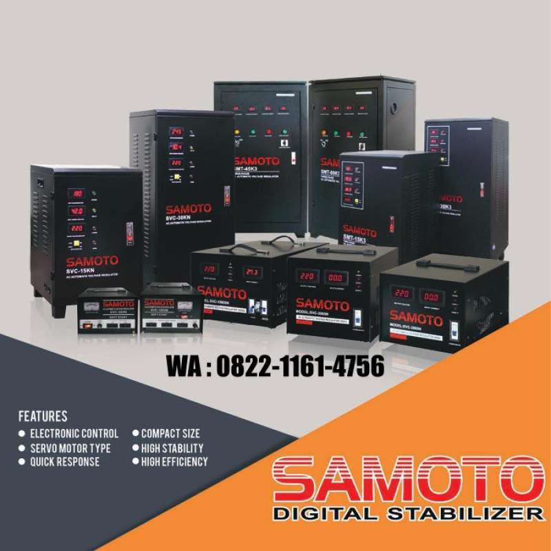 Promo Stabilizer 1000n / 1000va Samoto Stavol Listrik Servo Motor Avr ...
