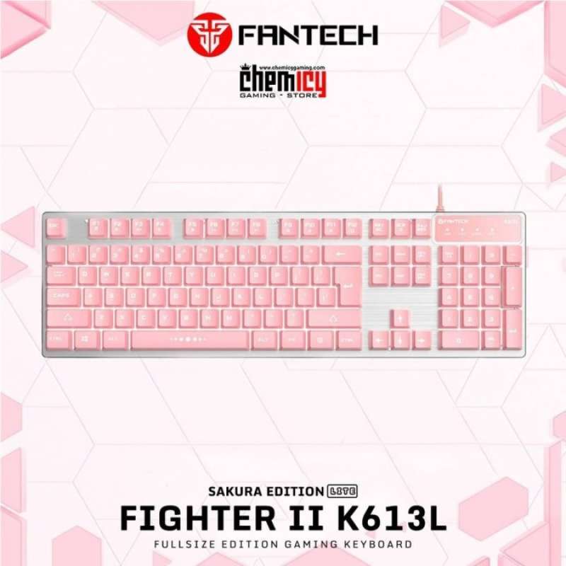 Jual Fantech K613l Fighter Ii Sakura Lite Edition Gaming Keyboard Di Seller Metalic Wanajaya
