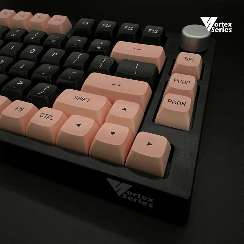 Jual Vortexseries Gt-8 Black & Pink Wireless Mechanical Keyboard Gaming ...