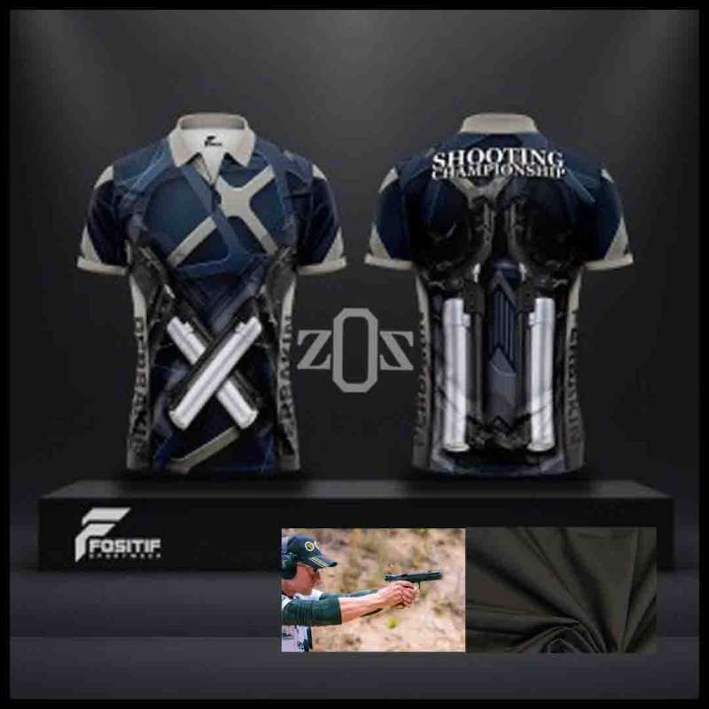 Jual Baju Kaos Jersey Perbakin Menembak Shooting IPSC Championship Blue ...