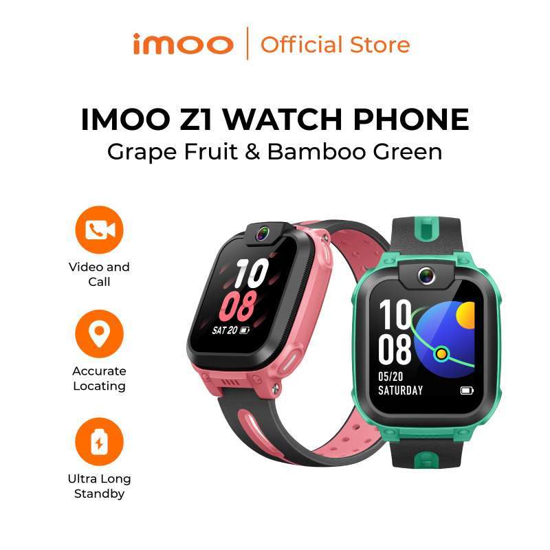 Promo imoo Watch Phone Z1 Green HD Video Call Ultra Long Standby 7 Day ...