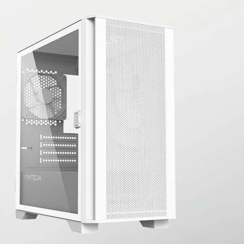 Promo Montech Air 100 Argb - Micro Atx Tempered Glass + 4 Argb Fan ...