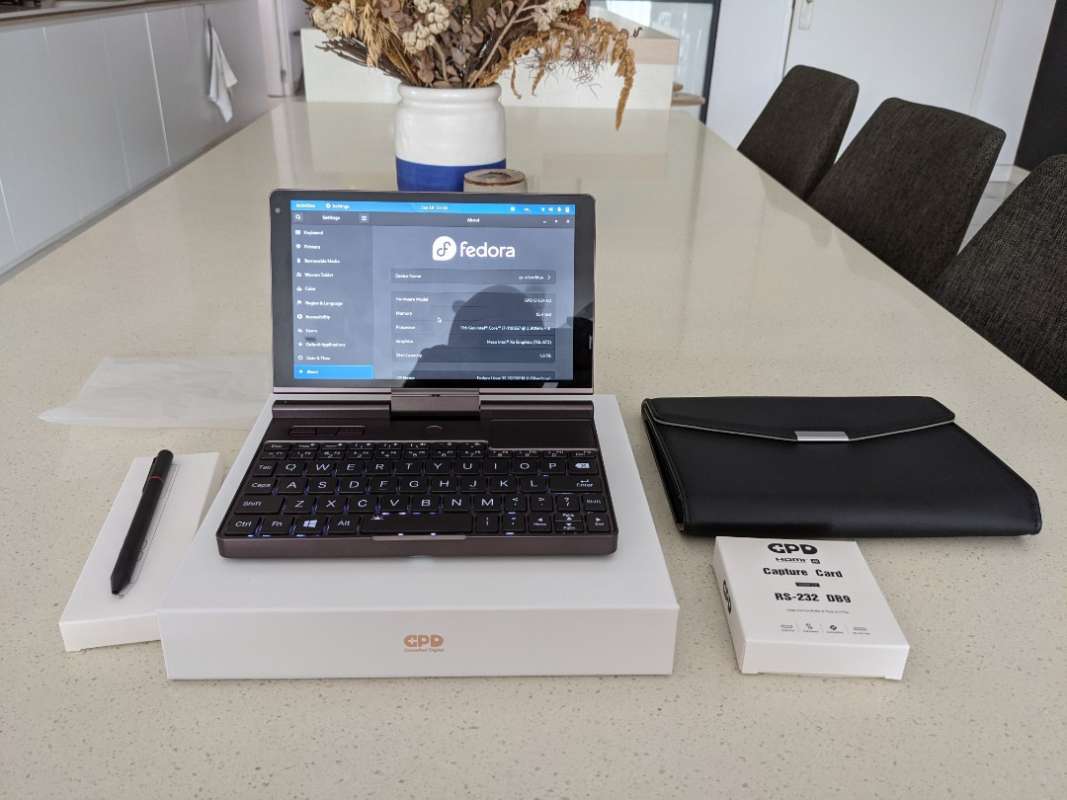 Jual GPD Pocket 3 N6000 8/512GB SSD 8 FHD Mini Modular Laptop Windows ...