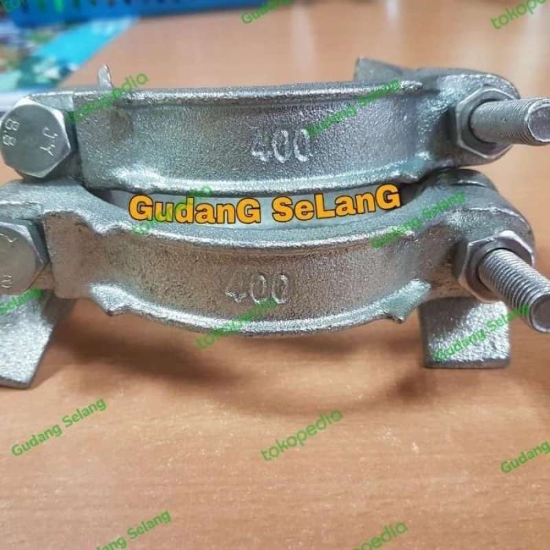 Jual Klem Double Bolt uk 3 in SL400 Double Bolt Clamp Besi Selang Klem ...