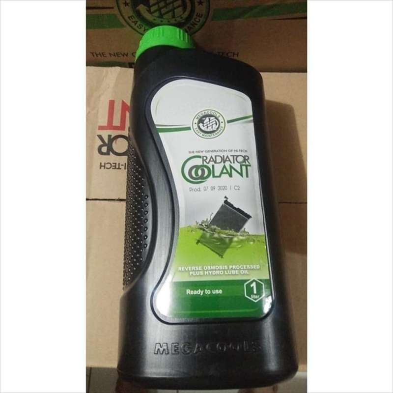 Jual Air Radiator Coolant Warna Hijau MegaCools 1 Liter di Seller ...