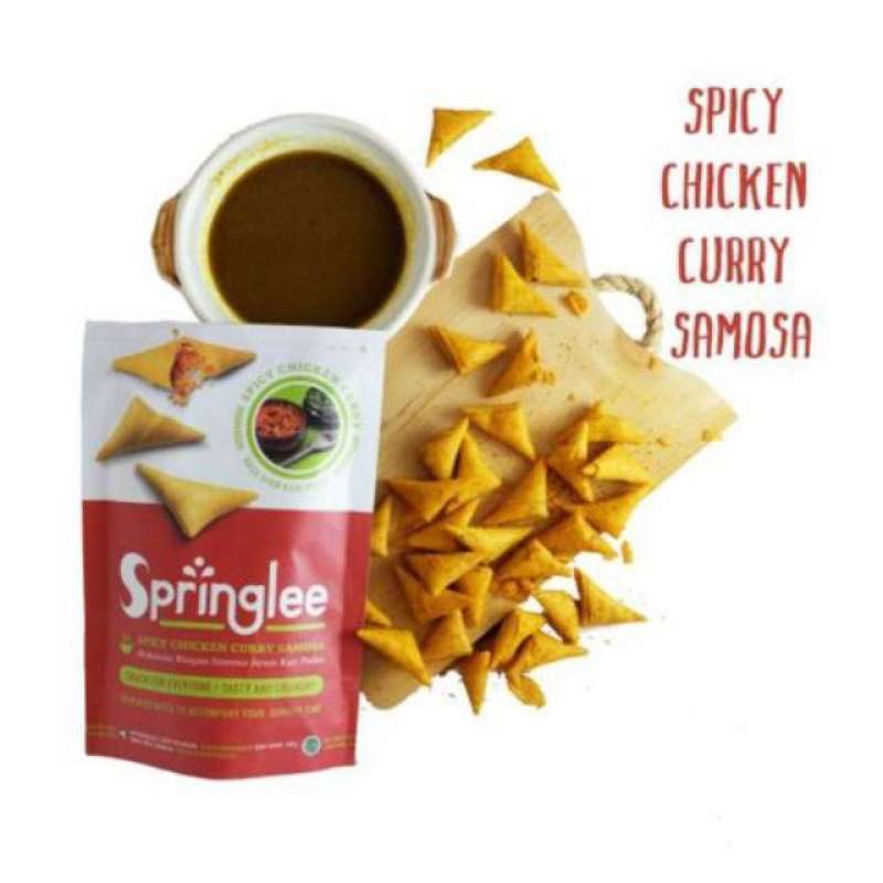 Jual Springlee Samosa Chicken Curry / BBQ di Seller KuNiKa Store ...