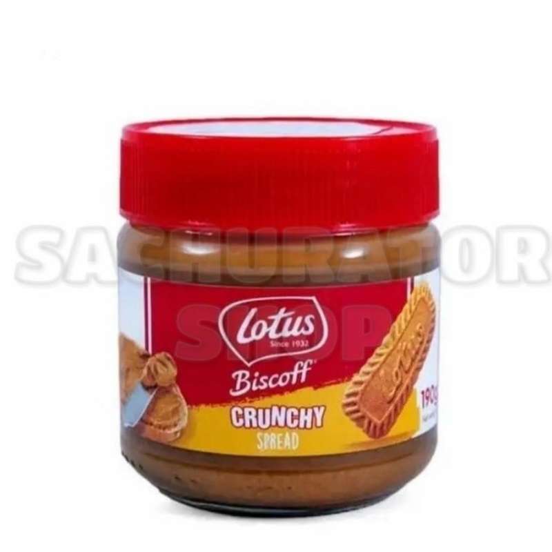 Jual Selai Olesan Lotus Biscoff Crunchy Renyah Jam Spread Jar 190 Gram ...