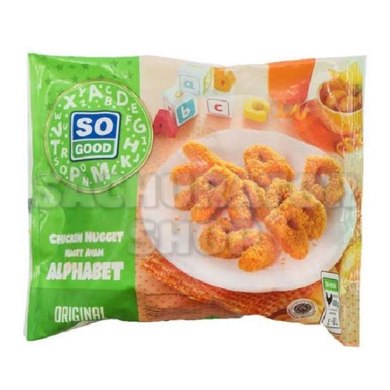 Jual So Good Naget Ayam Alfabet Huruf So Good Chicken Nugget Naget Alphabet Di Seller Sachurator ...