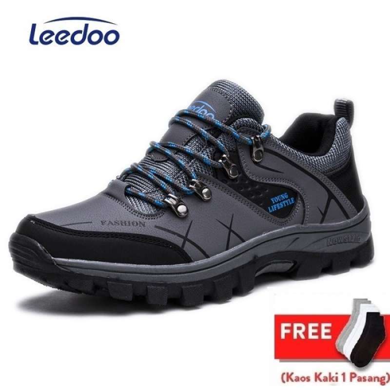 Promo Sepatu Hiking Pria Olahraga Outdoor Gunung Tahan Air Mh202 - 41 ...