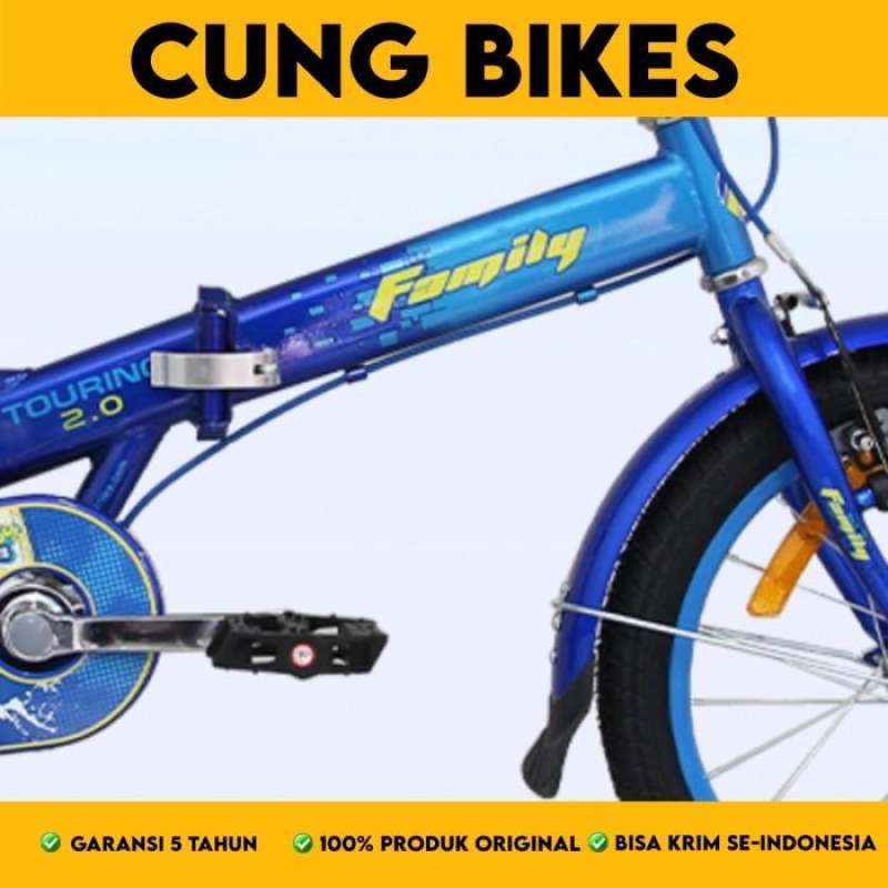 Jual Sepeda Lipat 16 Inch Folding Bike Family Touring Untuk Anak Anak ...