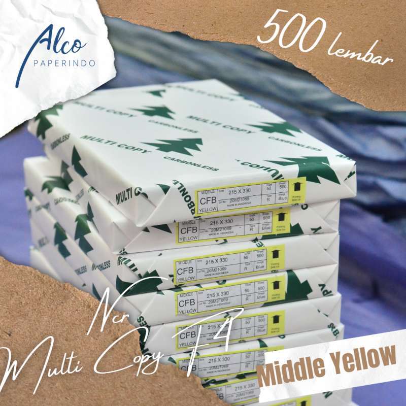 Jual Kertas NCR F4 isi 500 MULTICOPY Carbonless Paper Kertas Nota ...