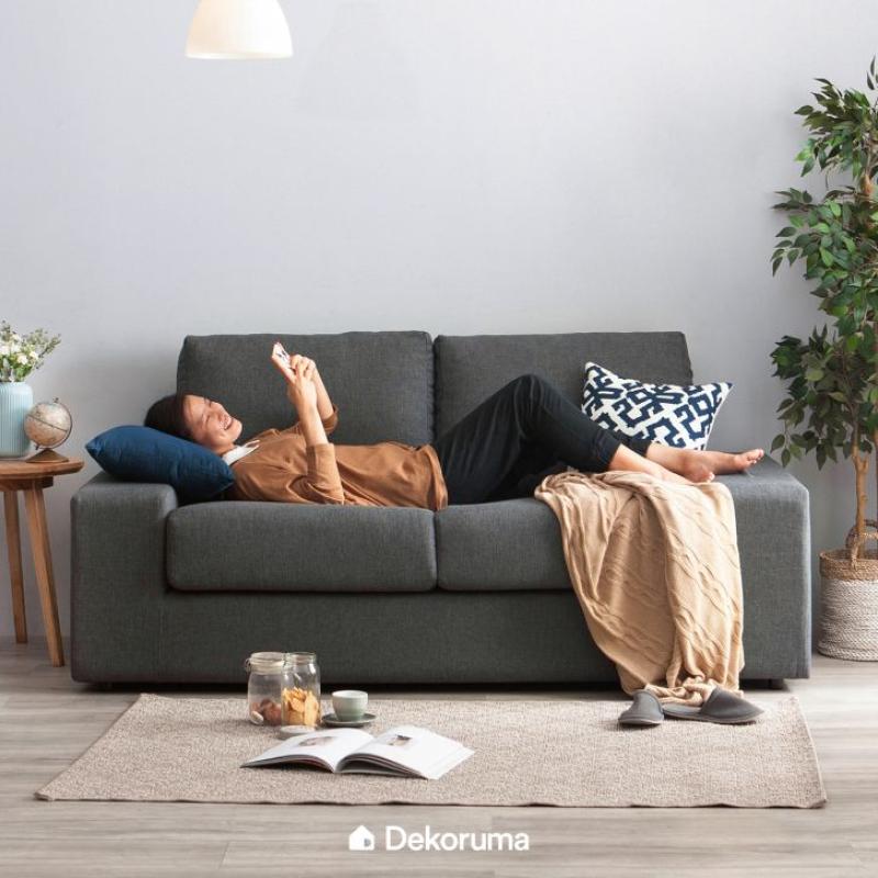Jual Dekoruma Michi Kursi Sofa Ruang Tamu Minimalis 2 Seater Di Seller ...