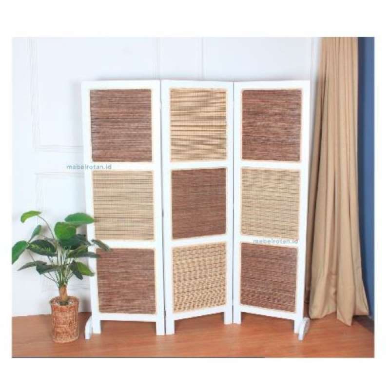 Jual Partisi Penyekat Ruangan Lipat | Room Divider Folding Screen Di ...