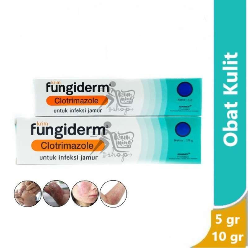 Jual Fungiderm krim 5 gram & 10 gram - obat krim kulit gatal jamur di ...