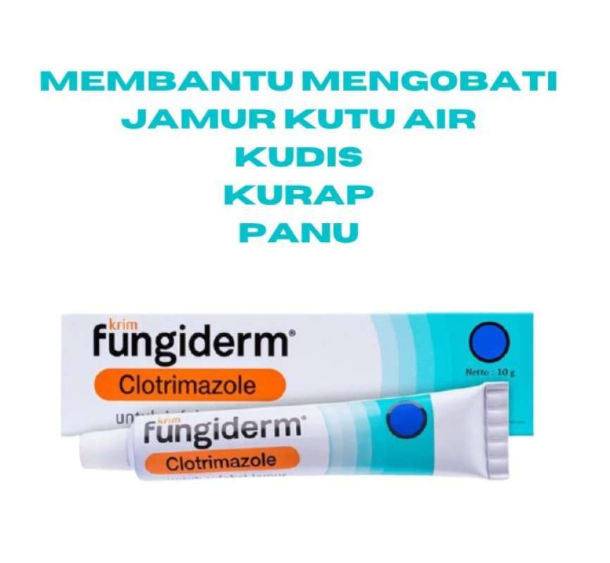 Jual Fungiderm krim 5 gram & 10 gram - obat krim kulit gatal jamur di ...
