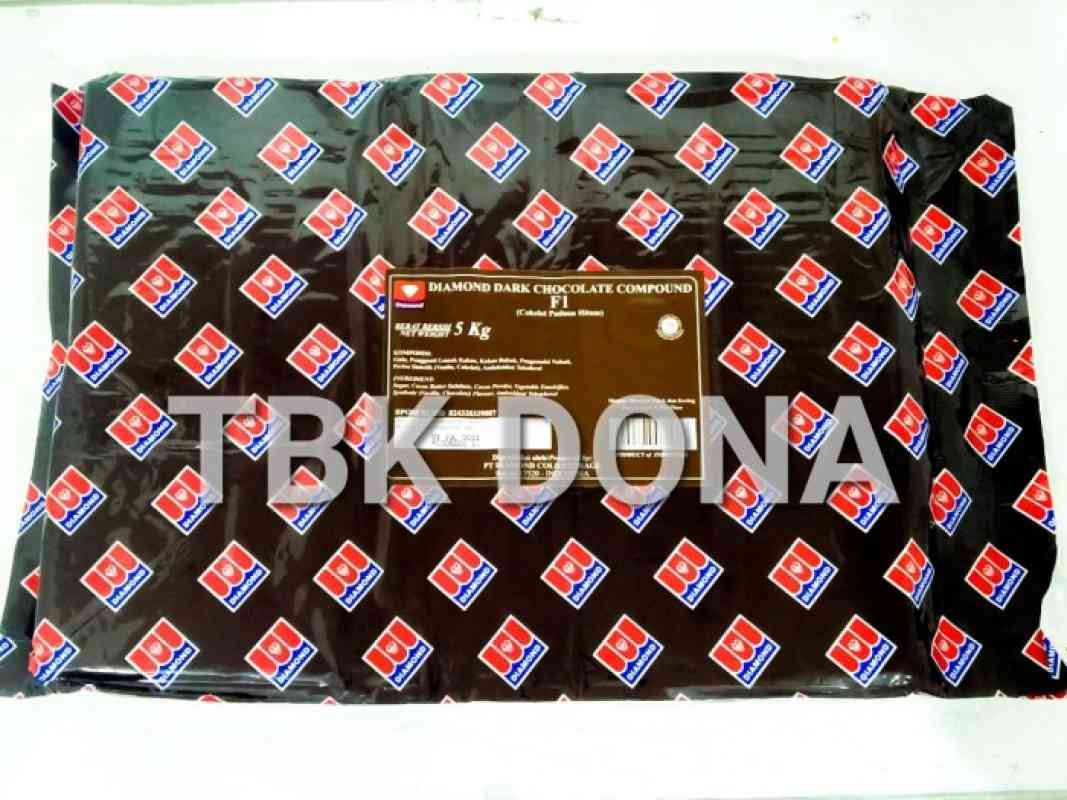 Promo DIAMOND DARK CHOCOCLATE COMPOUND 5 KG / COKELAT DIAMOND 5 KG ...