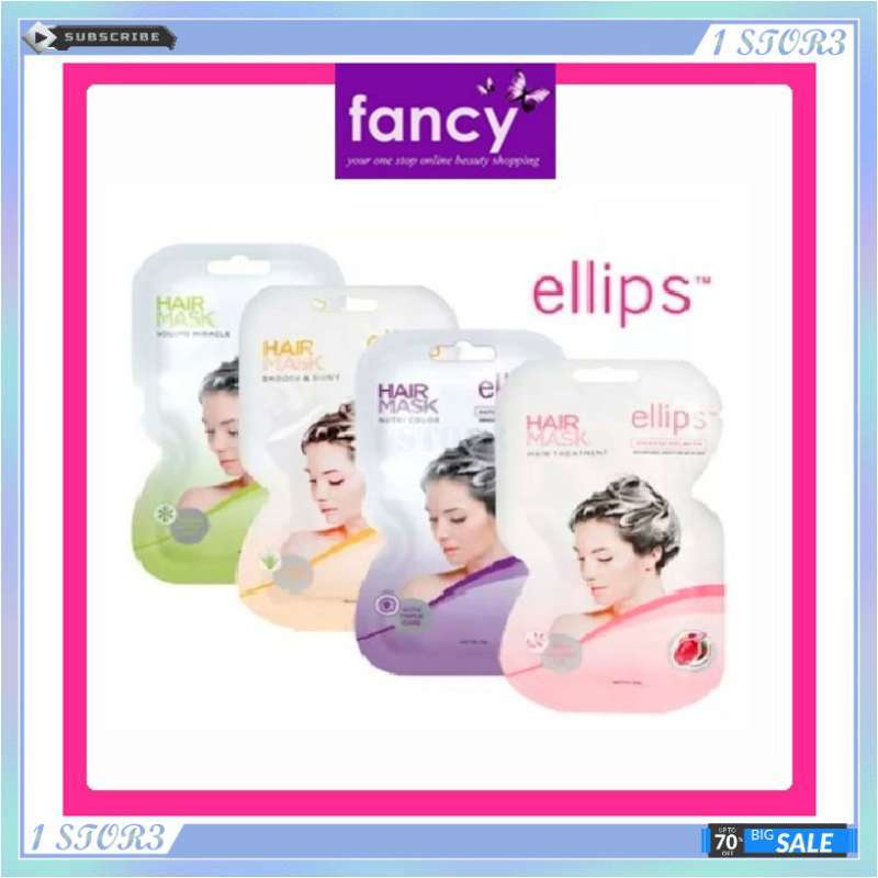 Promo Ellips Hair Mask Masker Rambut Sachet 20Gr-Hair Treatment Diskon ...