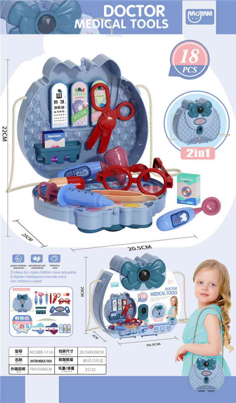 Jual Mainan Anak Alat Dokter Medical Doctor Tools 18 Pcs Di Seller Moza ...
