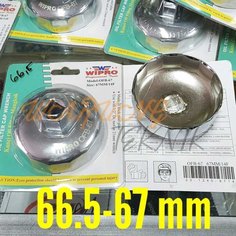 Promo RECOMMENDED WIPRO KUNCI FILTER OLI MANGKOK 66.5 - 67 MM / OIL ...