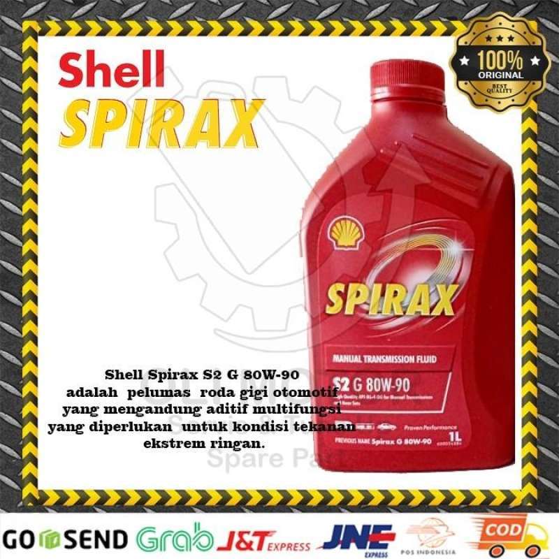 Jual Oli Gardan Pelumas Transmisi Mobil Manual SHELL SPIRAX S2 G 80W90 ...