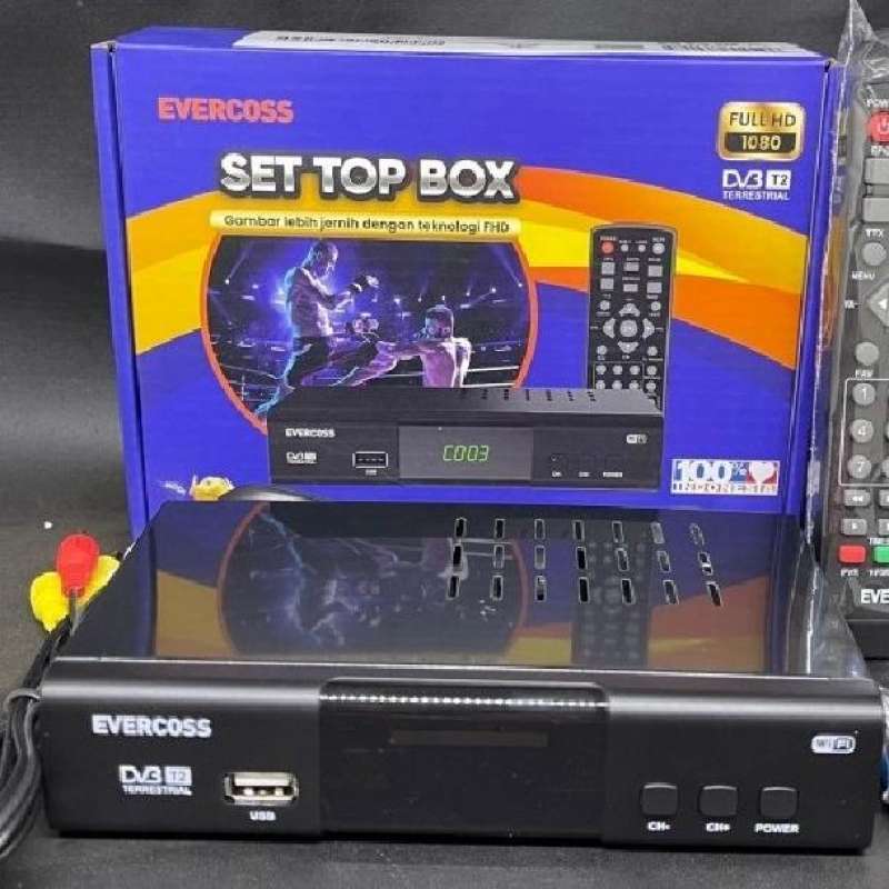 Promo Evercoss Set Top Box Pro Digital TV Receiver Full HD Diskon 8% di ...