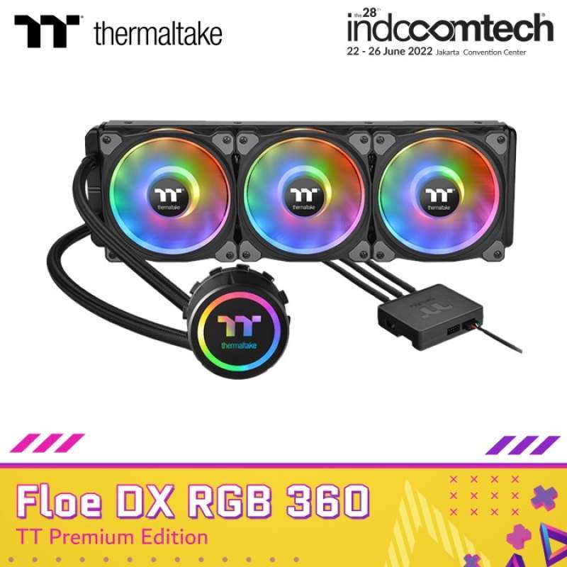 Promo Thermaltake Floe Dx Rgb 360 Tt Premium Edition Aio Liquid Cooler ...