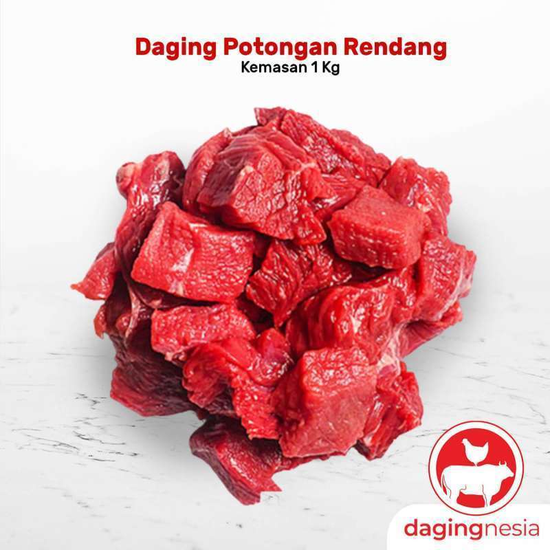 Promo Daging Sapi Potongan Rendang - 1 Kg Diskon 15% di Seller ...