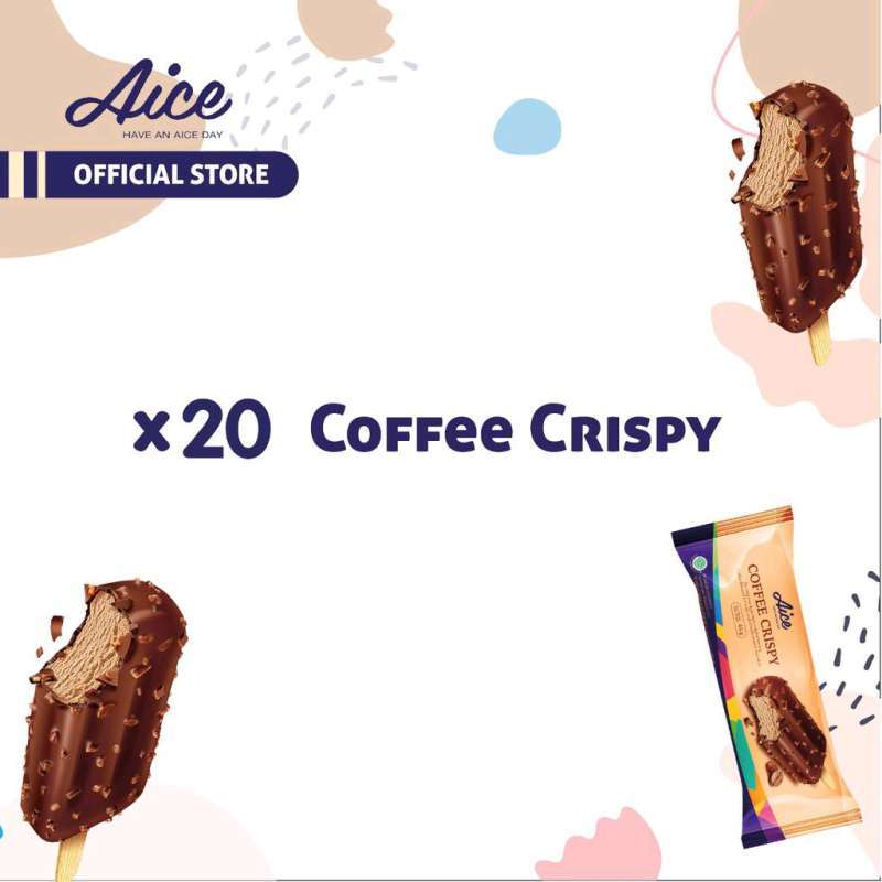 Jual Paket Aice Ice Cream Coffee Crispy Isi 20 Pcs Di Seller Berkat ...